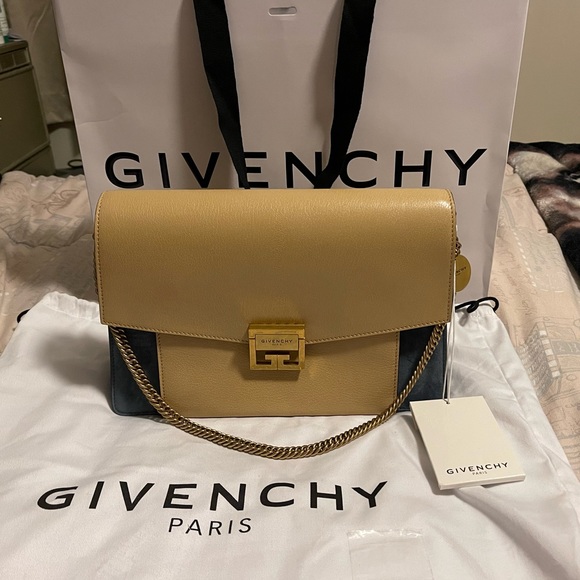 Givenchy | Bags | New Medium Gv3 Bag In Grained Leather And Suede ...